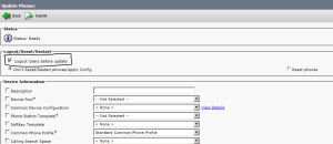Scenario#35 – How to logout in Bulk from Extension Mobility?