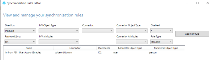 Selective password hash synchronization for Azure AD Connect